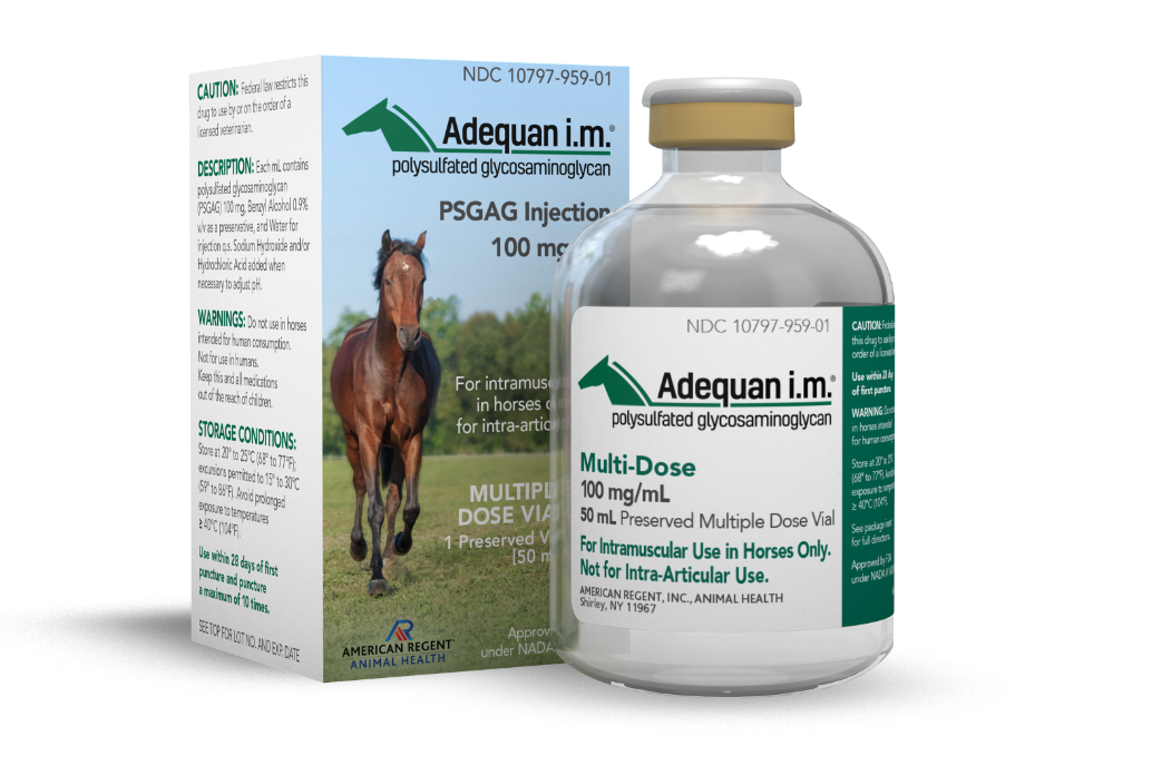 Relief for your horse’s arthritis | Adequan® i.m. (polysulfated ...